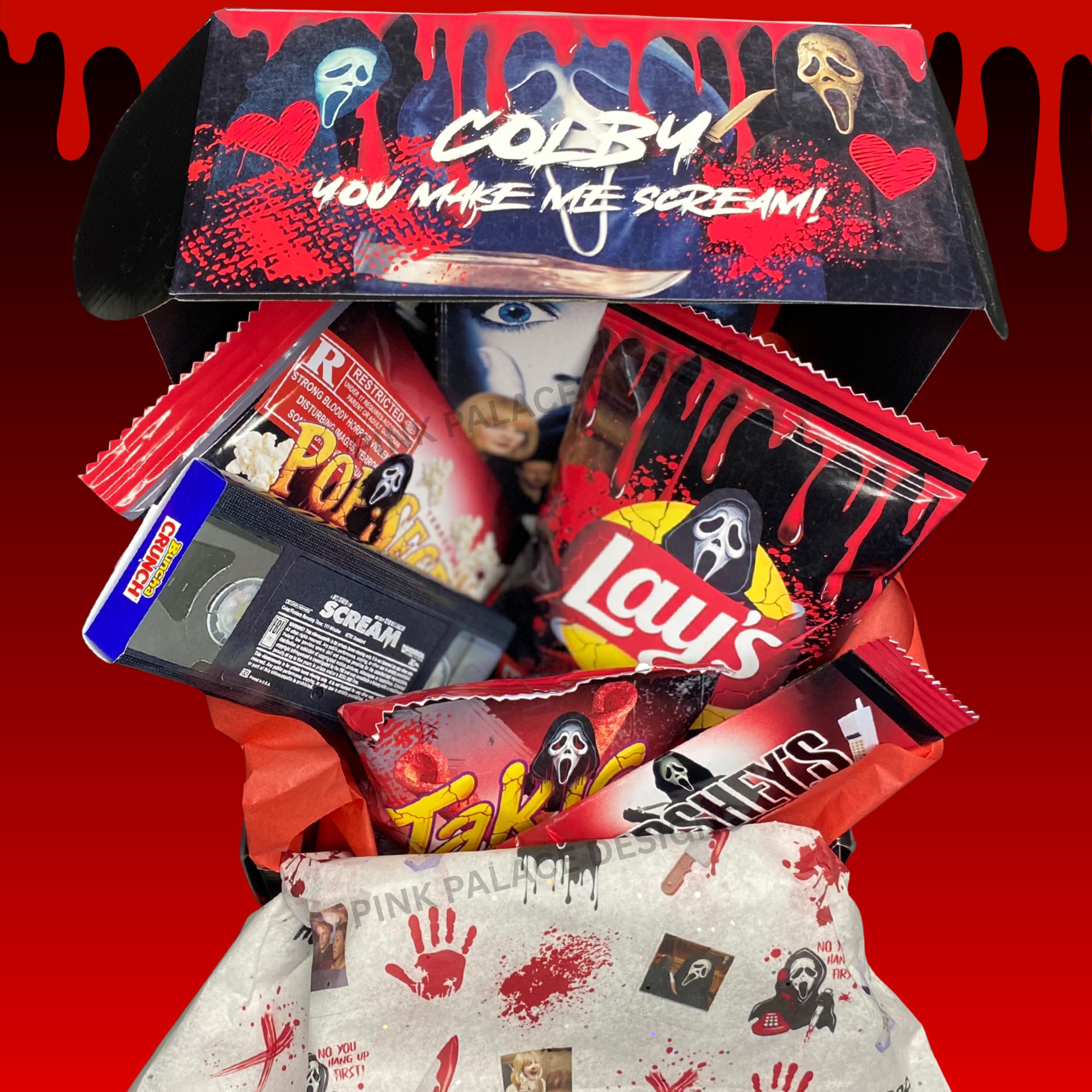 Scream Legacy Snack Box, 30th Anniversary Horror Gift, Custom Message ...