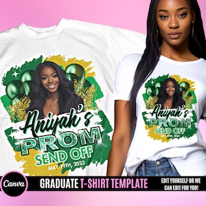 Prom Send off T Shirt Design, Editable in Canva, 2024 Prom T Shirt ...