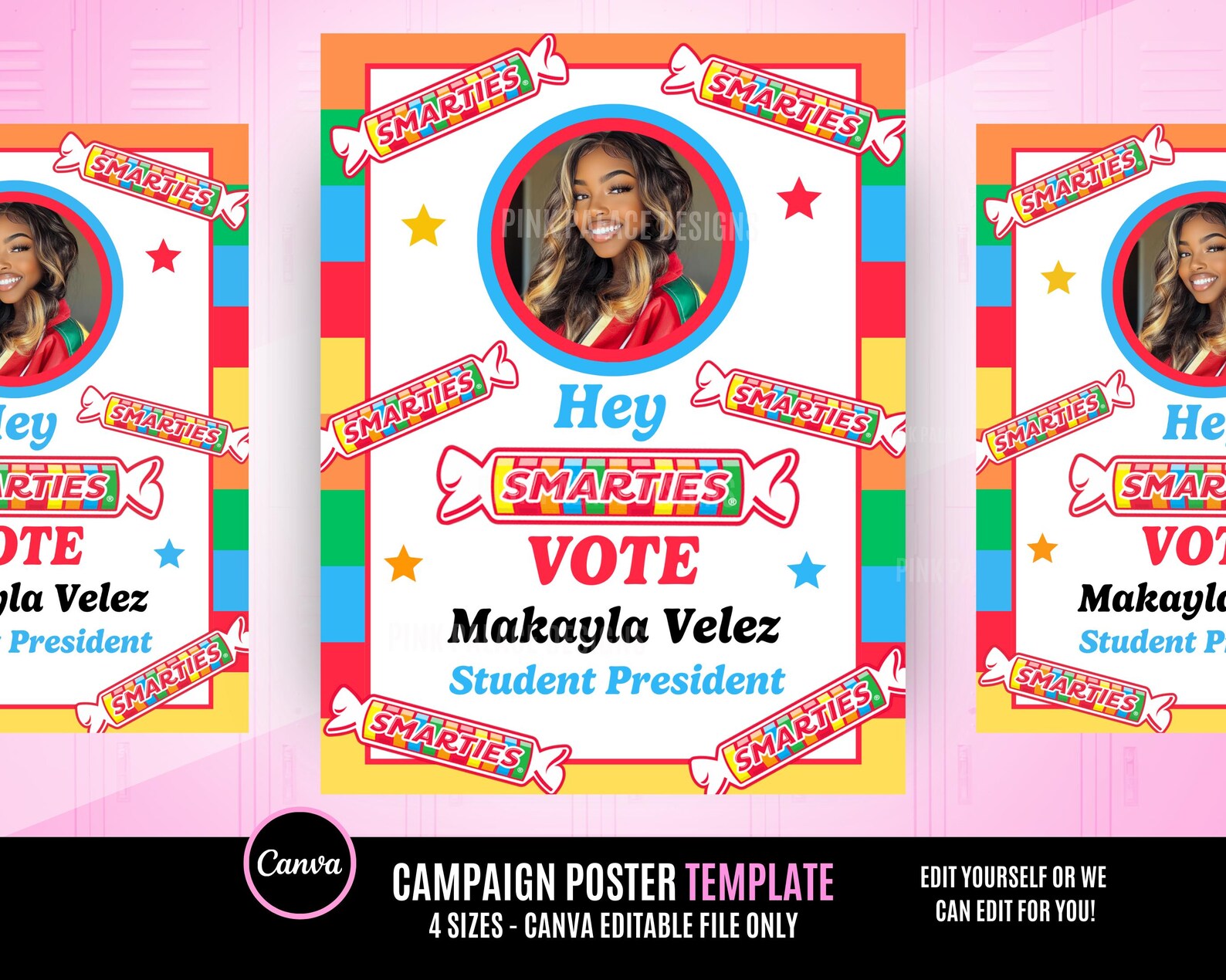 Smartie Campaign Poster, Student Elections Poster , Class Treasurer ...
