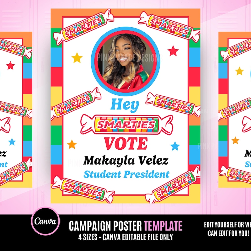 Poster for Class President - Etsy