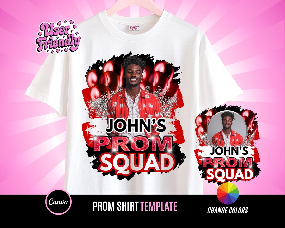 Prom Send off T Shirt Design, Editable in Canva, 2024 Prom T Shirt ...