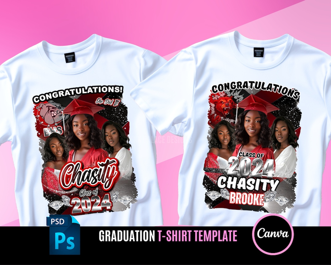Graduation T-shirt Design File, Senior Night, Editable in Canva, T ...