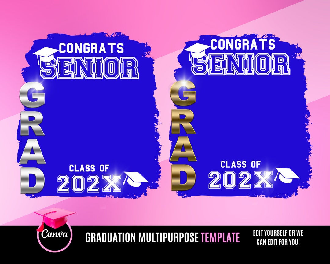 Senior Grad T Shirt Design, PNG Downloads and Editable in Canva ...