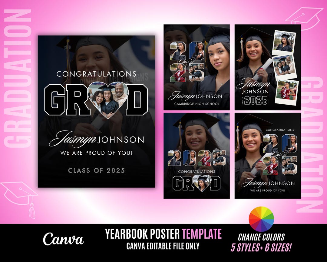 Graduation Magazine Poster | Graduation Magazine | High School ...