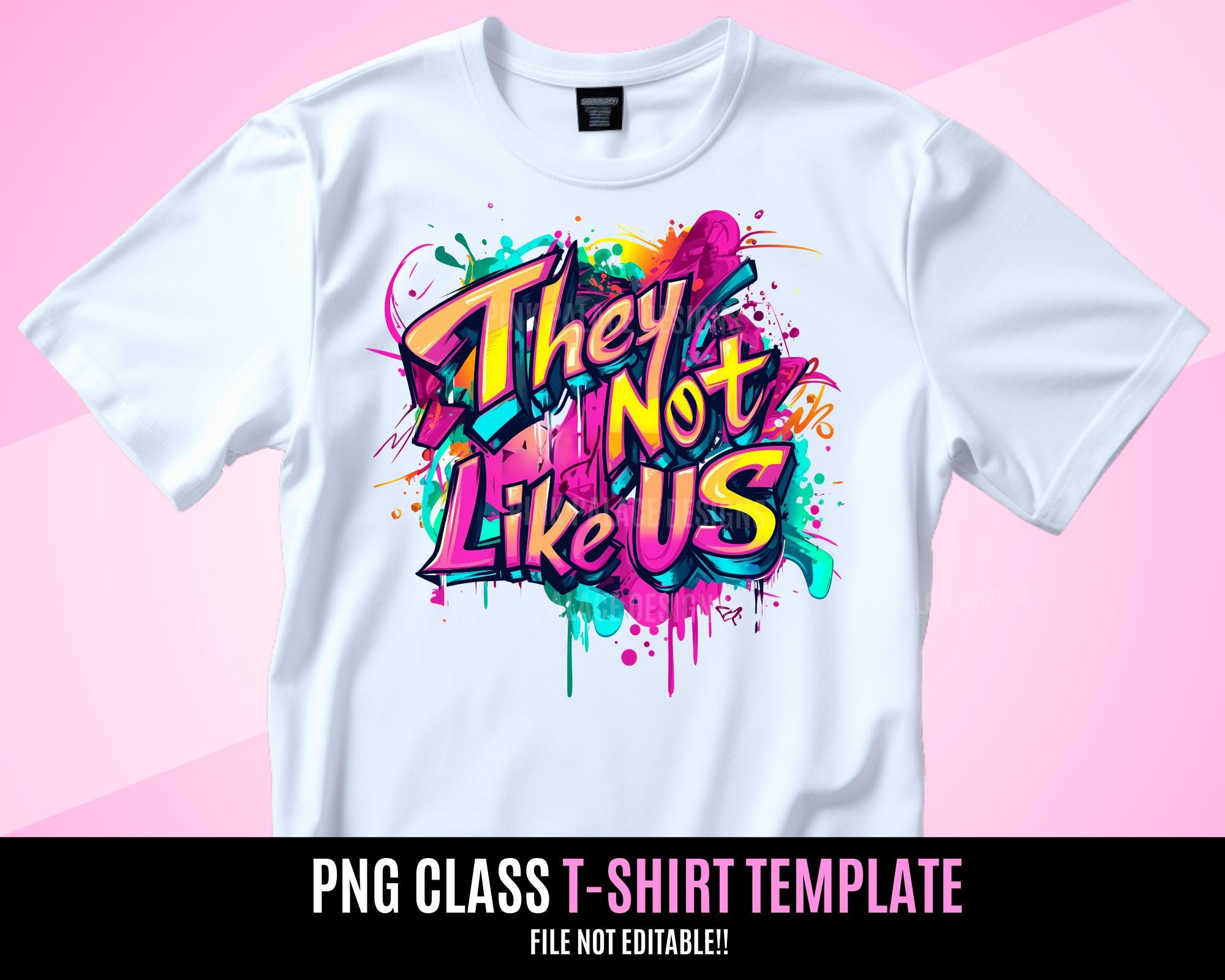 They Not Like Us PNG ONLY, Perfect for Any Project, Sublimation,dtf ...