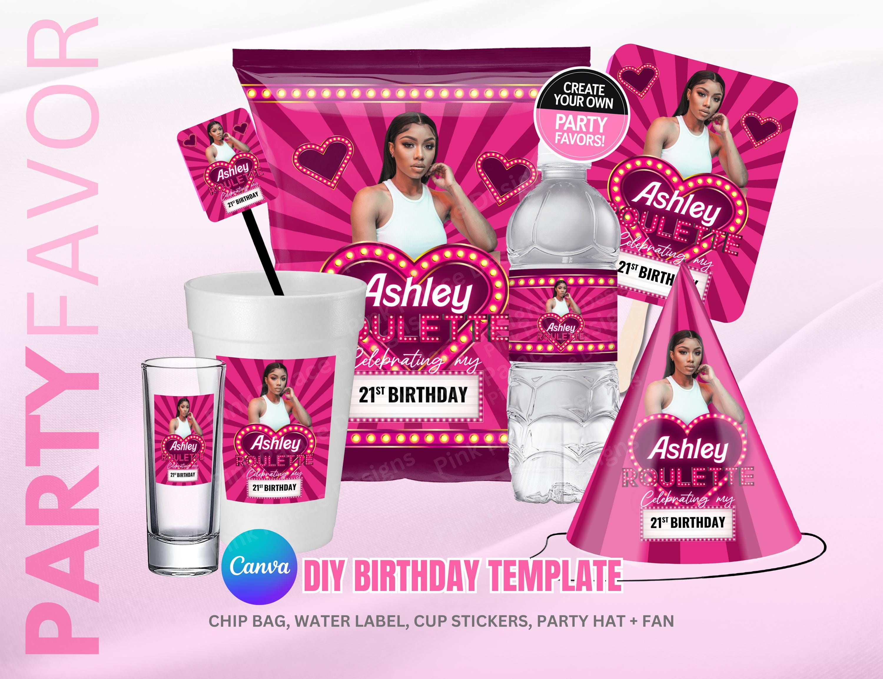 Roulette Party Pack, Birthday Bundle, Teen Adult Birthday Party Favor ...