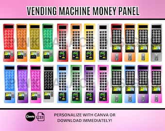 Vending Machine Money Panel - Etsy