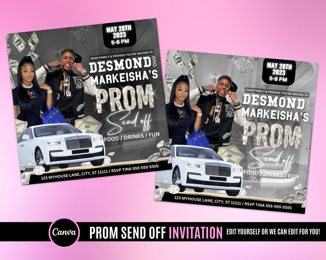 Prom Send off Flyer | Prom Send off Invitation | Prom Night Event ...