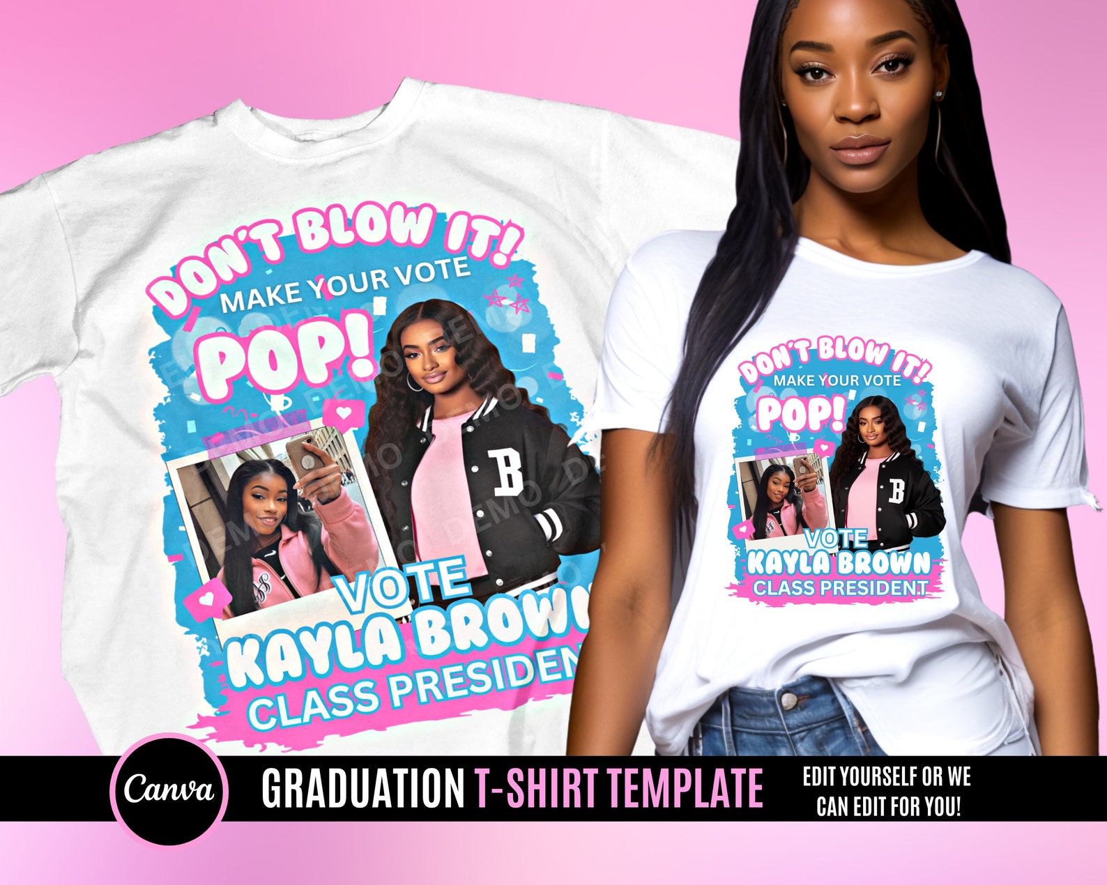 Election Tshirt, Homecoming Voting Shirt, Class President Vote ...