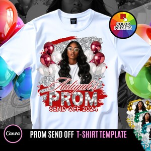 Prom Send off T Shirt Design, Editable in Canva, 2025 Prom T Shirt ...