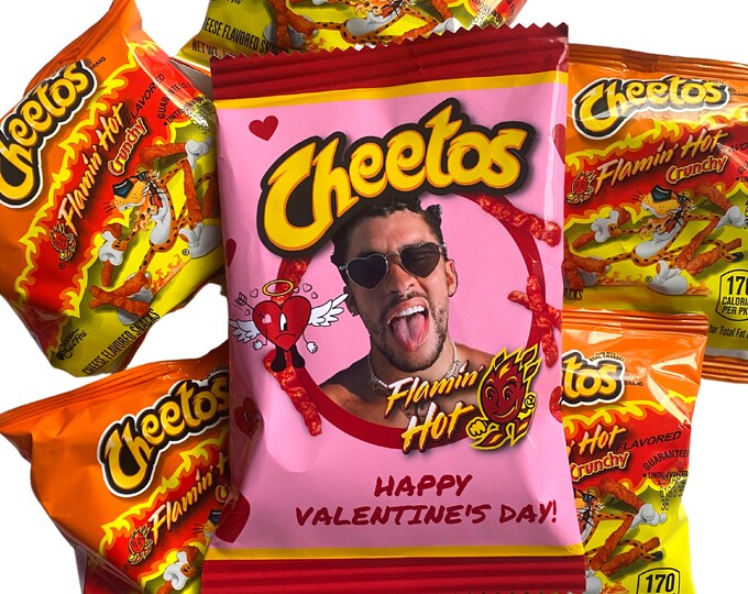 Bad Bunny Hot Cheetos, Choose Quantity. Items Shipped. - Etsy