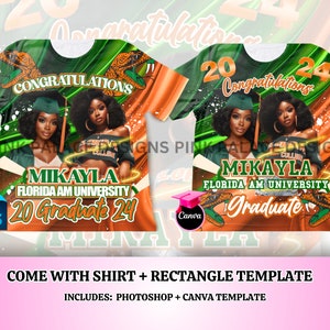 3D Tee Template, All Over Tee Template Graduation T Shirt Design ...