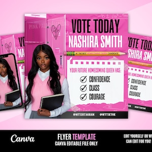 Pink Locker Campaign Poster, Student Elections Poster , Class Treasurer ...