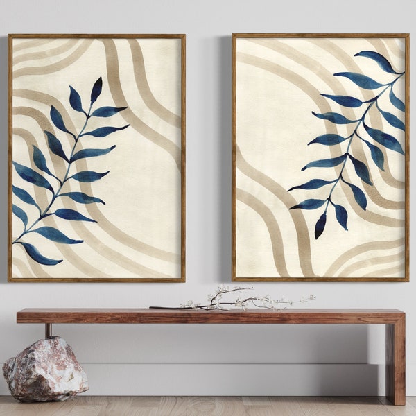 Indigo Abstract - Etsy