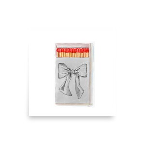 Matchbox Print Watercolor Painting, Game Room Art, Trendy Print Fun ...