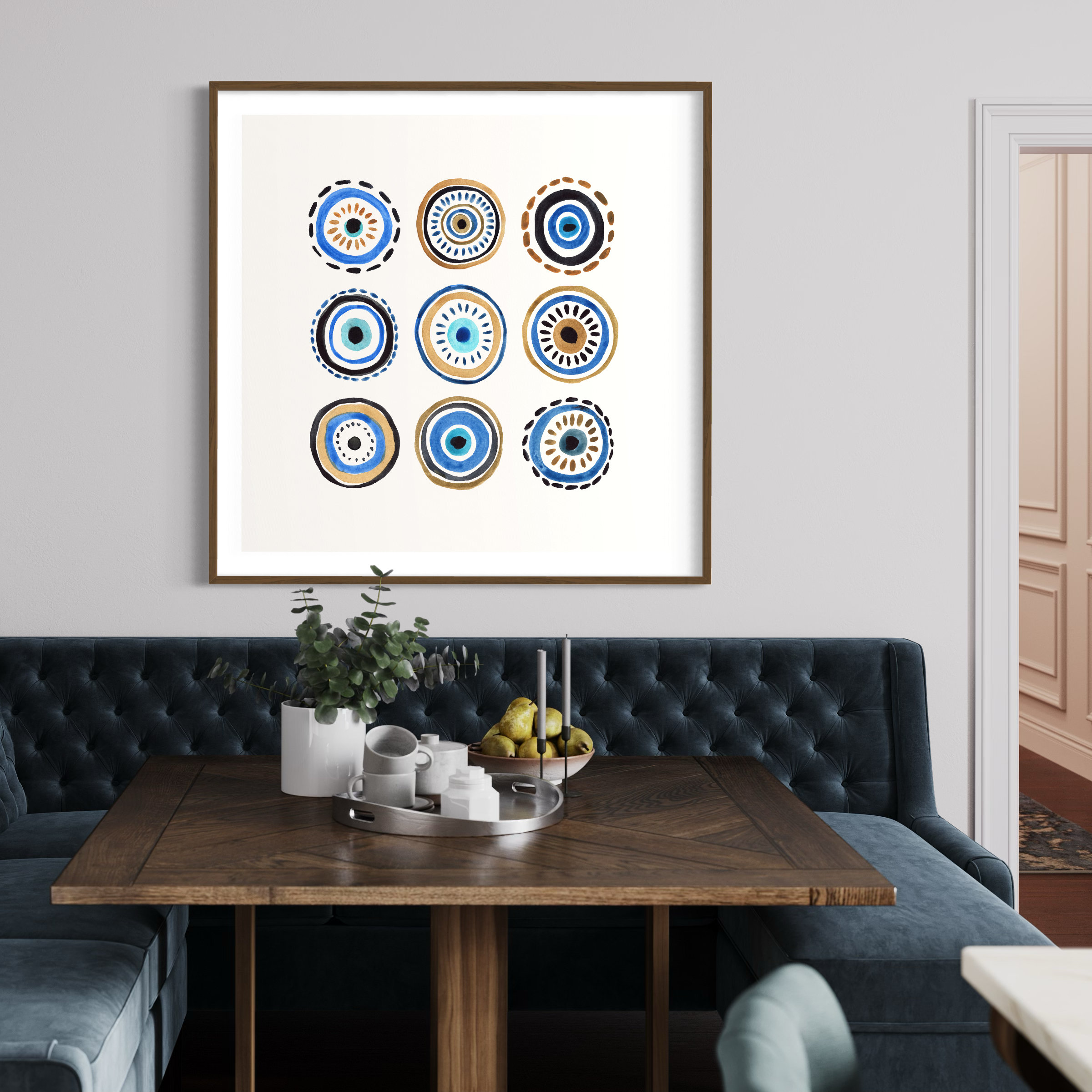 Evil Eye Art Print Digital Download Evil Eye Poster Turkish Wall Art ...