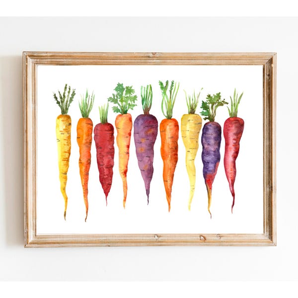 Rainbow Carrots - Etsy