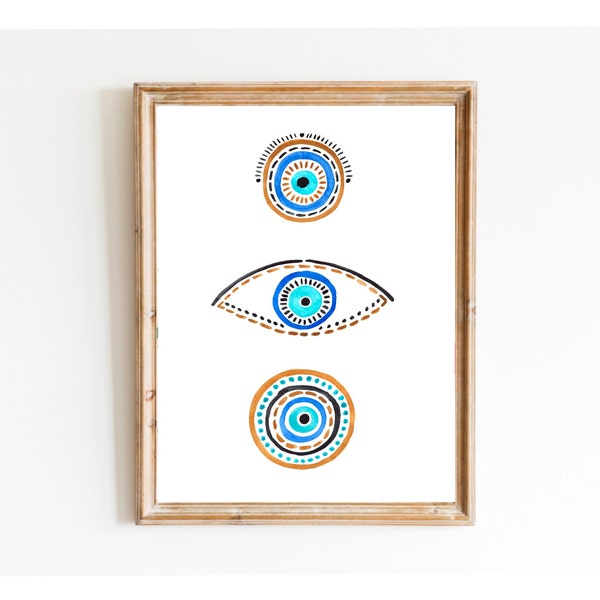 Evil Eye Art - Etsy
