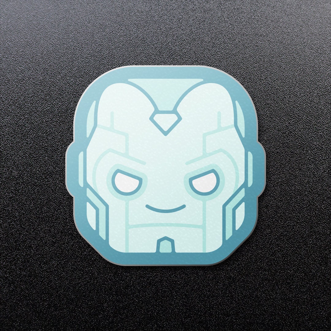 White Vision - Vinyl Sticker - Etsy