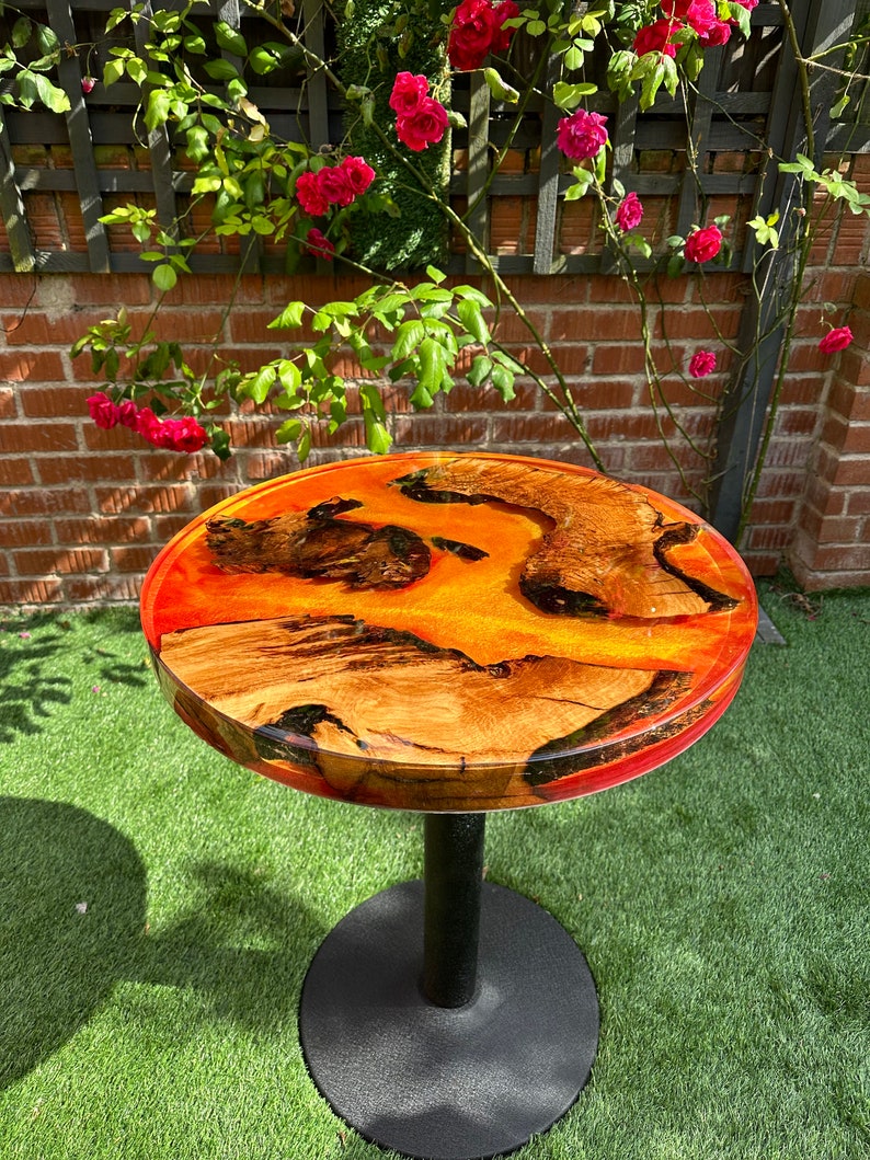 Coffee Table, Epoxy Resin Round Side Table, Kids Side Table - Etsy UK