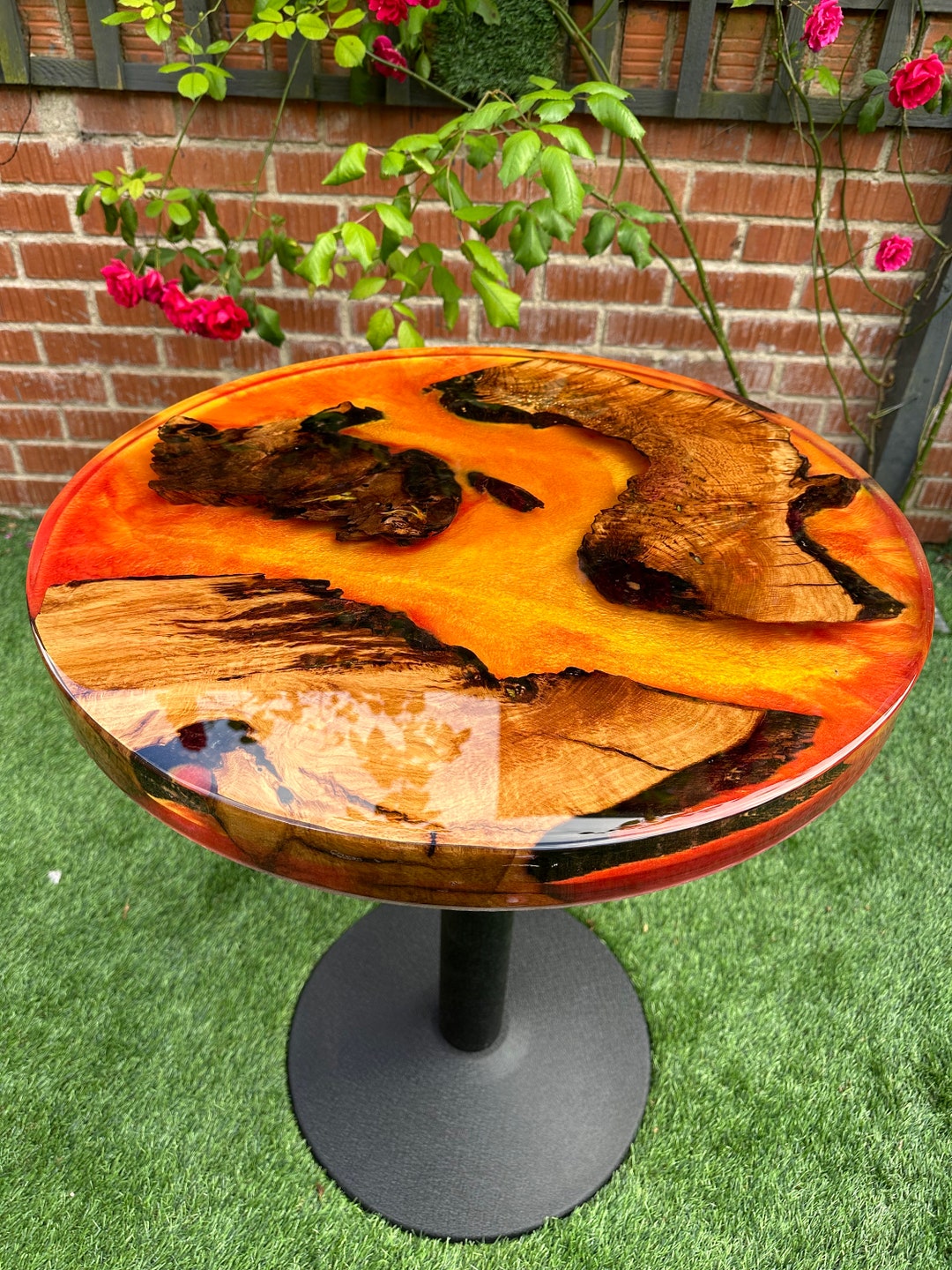 Coffee Table, Epoxy Resin Round Side Table, Kids Side Table - Etsy UK
