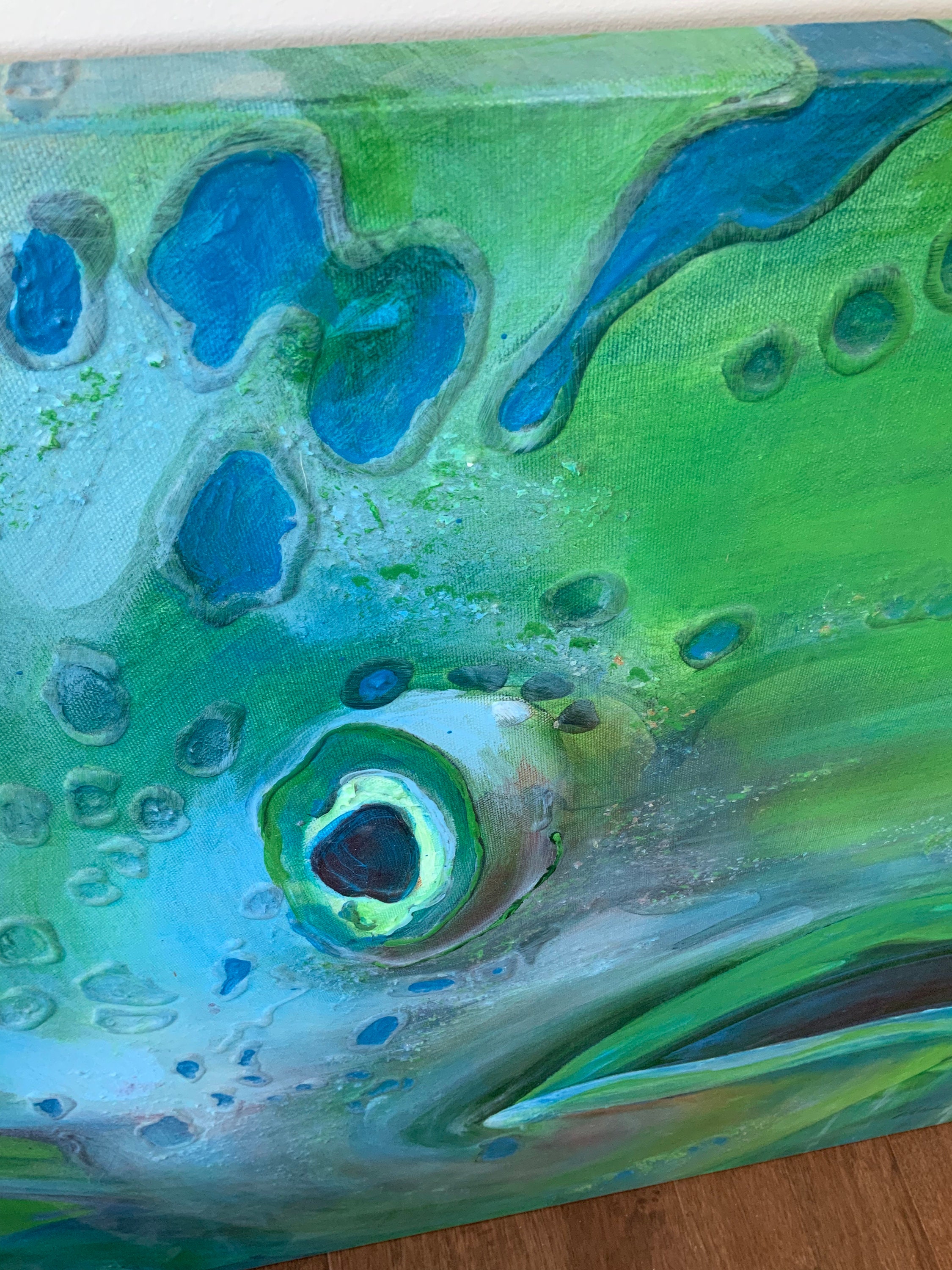 Art, Large Painting of a Grouper Fish Called Abadejo by Victoria Kloch ...