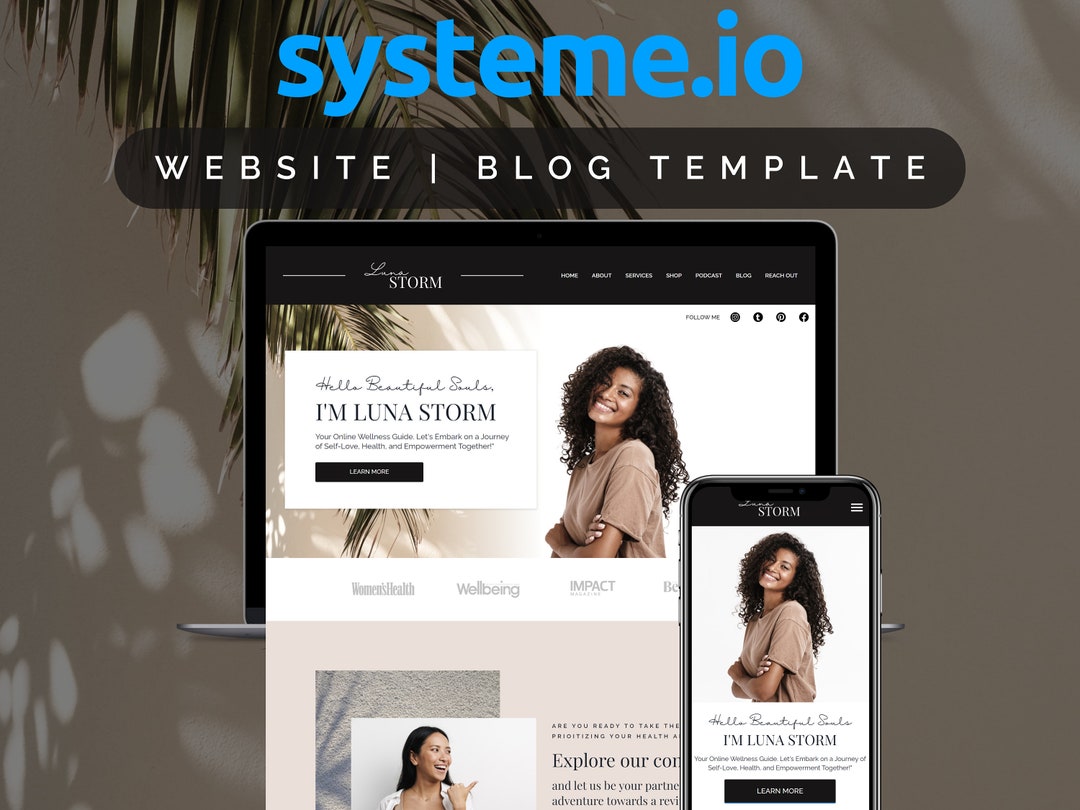 Systeme.io Website Template Systemeio Blog Template Neutral Systeme Io ...