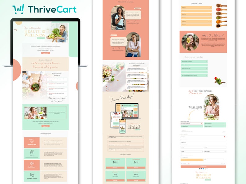 Thrivecart Sales Page Template Course Sales Page Template - Etsy