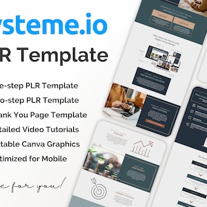 Systeme.io PLR Sales Page Template Systemeio Private Label Rights ...