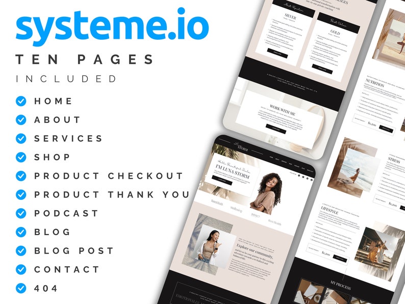 Systeme.io Website Template Systemeio Blog Template Neutral Systeme Io ...
