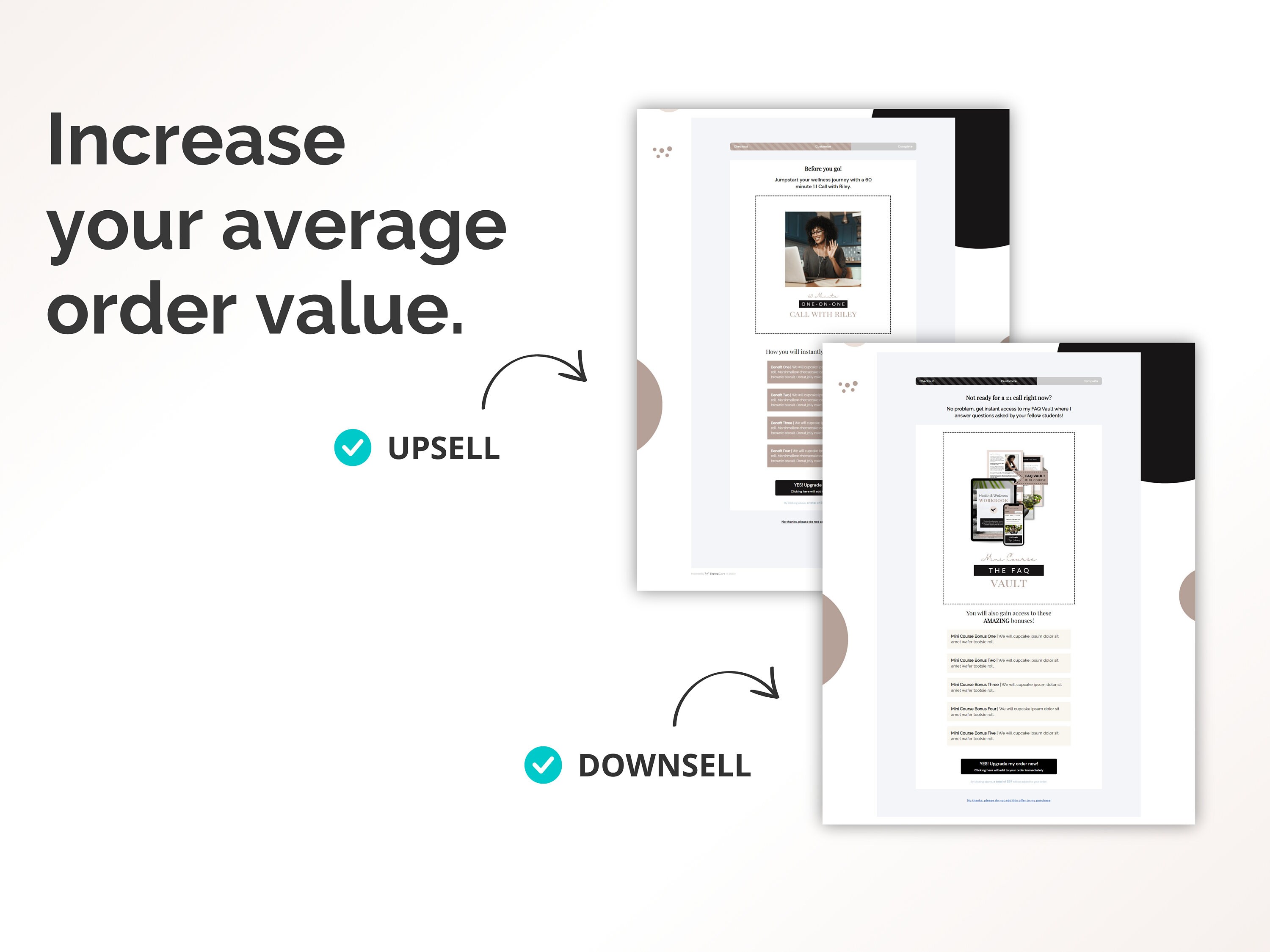 Thrivecart Lead Magnet Opt-in Template Coaching Funnel Templates Opt in ...