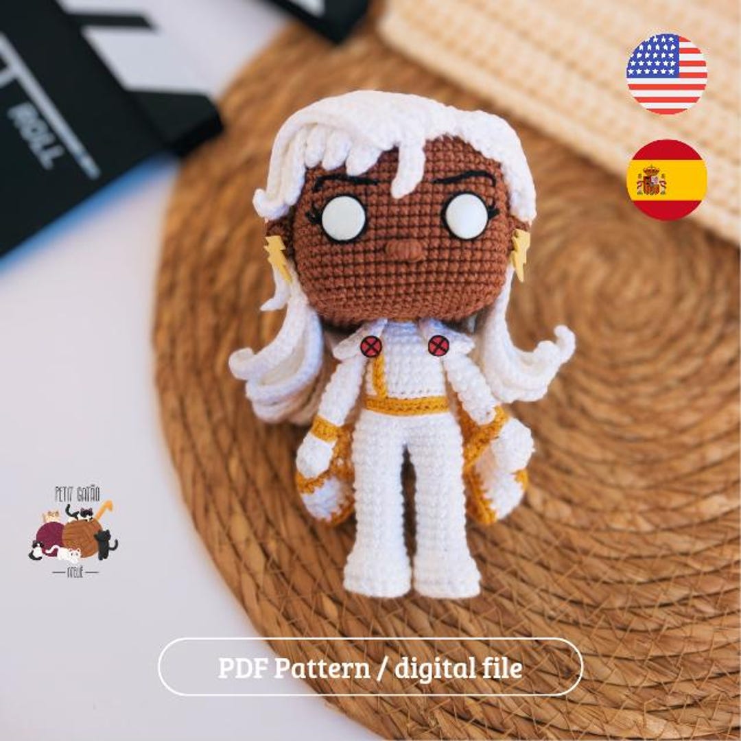 Storm Elemental Amigurumi Pattern – Hero Crochet PDF - Etsy