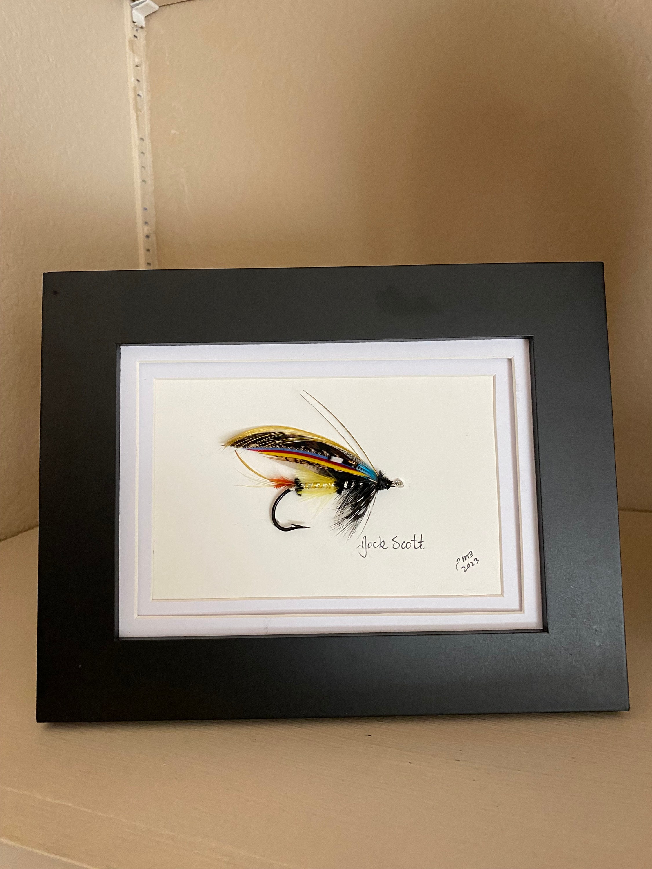 Classic Atlantic Salmon Fly jock Scott Hand - Etsy