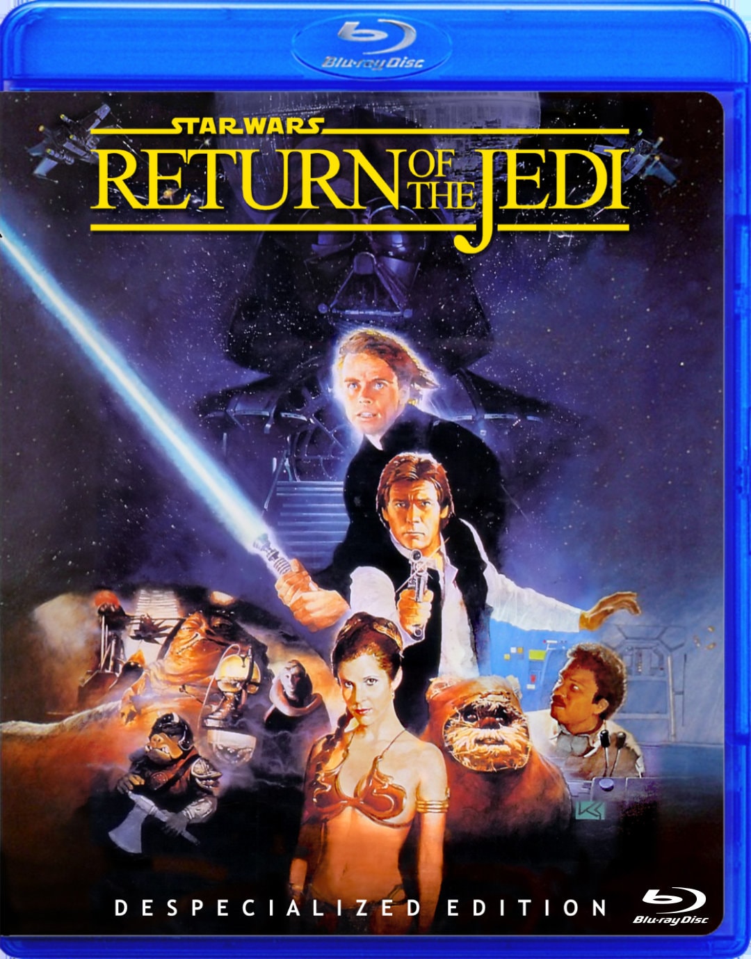 Return of the Jedi (1983) Despecialized Edition Custom Blu-ray Cover ...