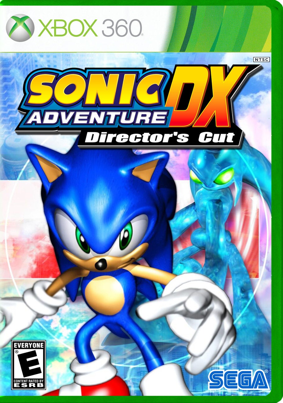 Sonic Adventure DX Director's Cut Custom Xbox 360 Cover (no Game) - Etsy