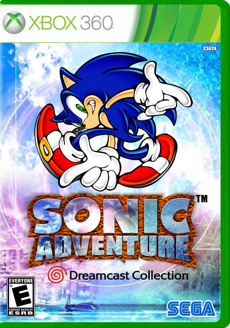 Sonic Adventure DX Director's Cut Custom Xbox 360 Cover (no Game) - Etsy