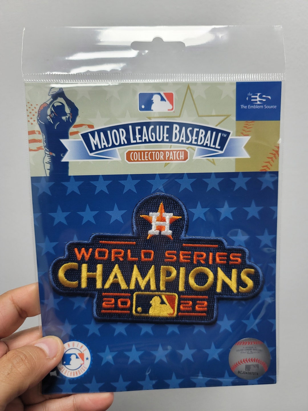 Astros World Series Champions Patch - 2022 Houston MLB Baseball Jersey ...