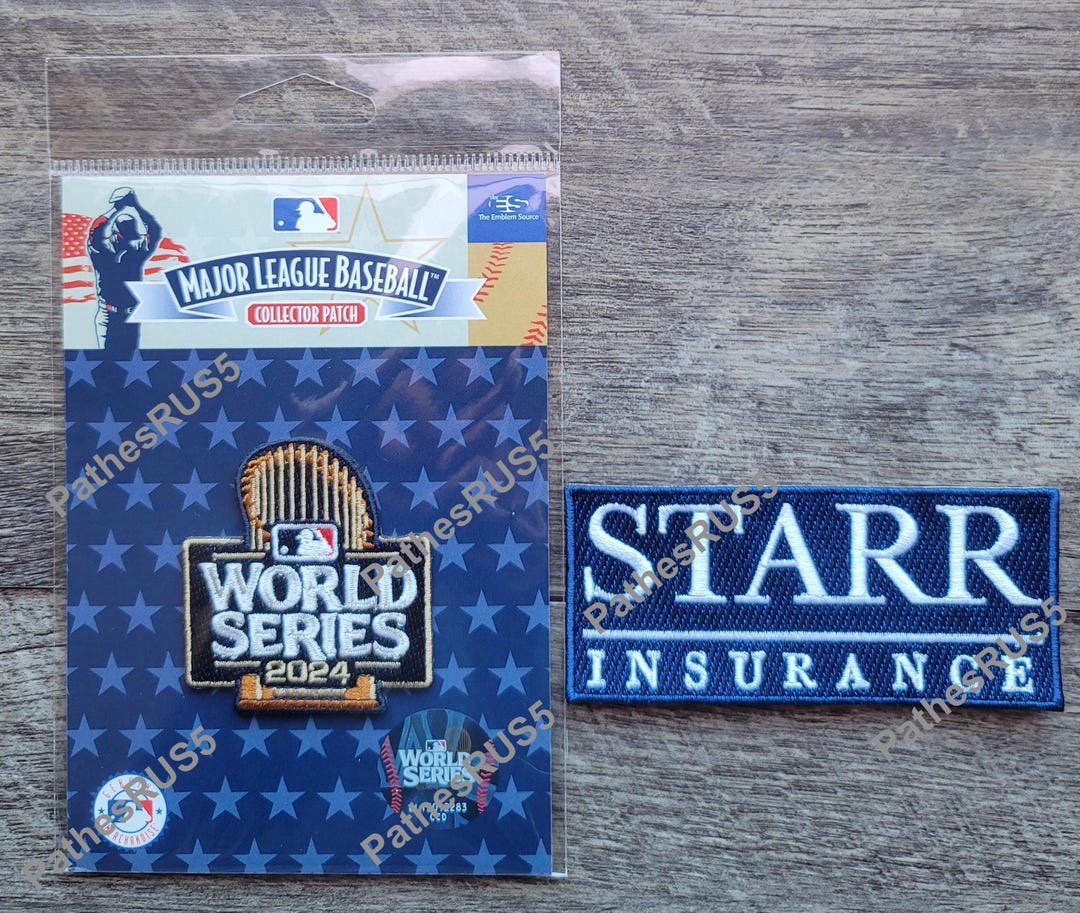 Official 2024 World Series Patch - New York Yankees Starr Insurance Patch - Etsy