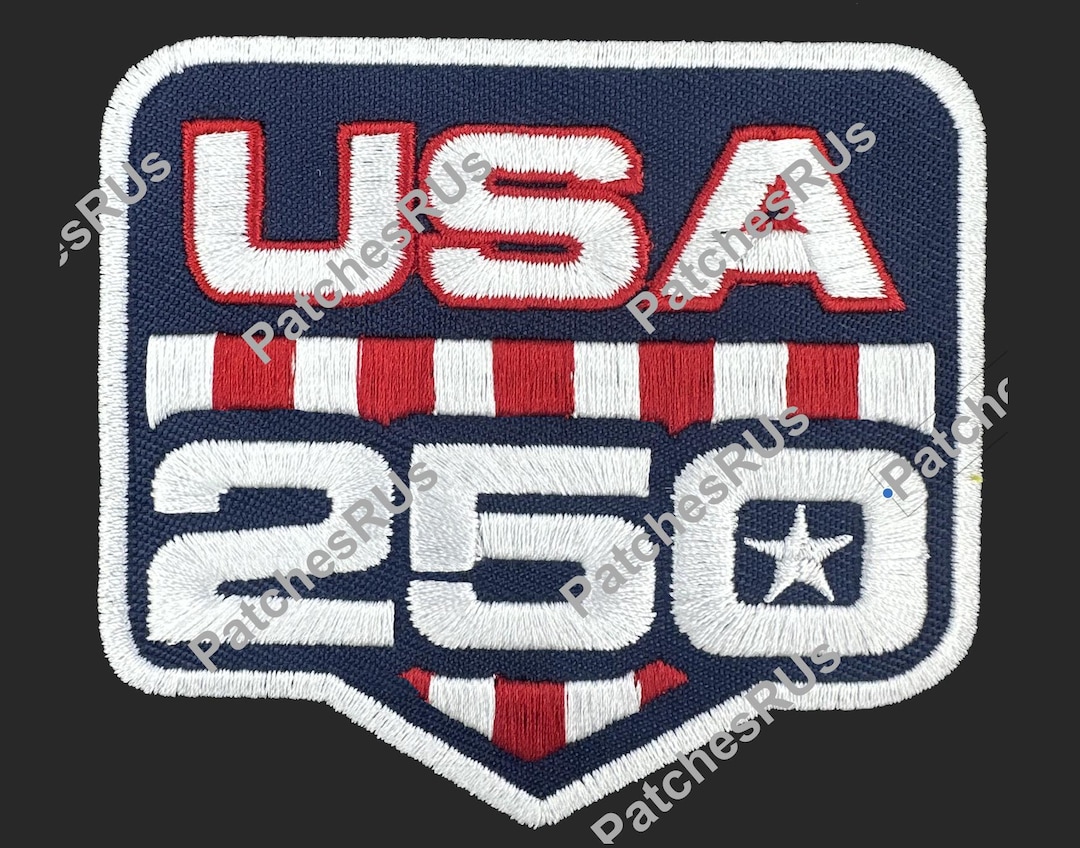 USA 250 Patch Super Bowl Patch- Patriots Football Jersey Patch - Etsy