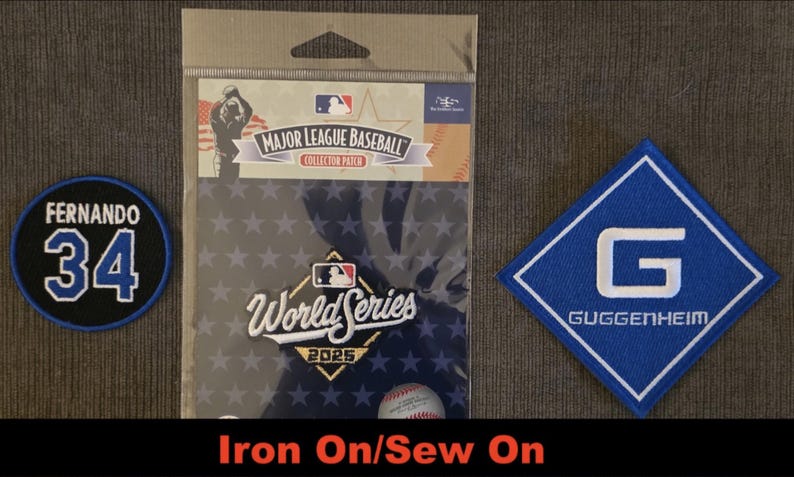 2025 World Series Patch - Los Angeles Dodgers G Ad Patch + Fernando ...