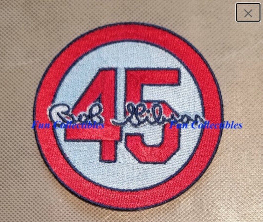 Bob Gibson 45 Memorial Patch BLUE VERSION- St. Louis Cardinals Baseball ...