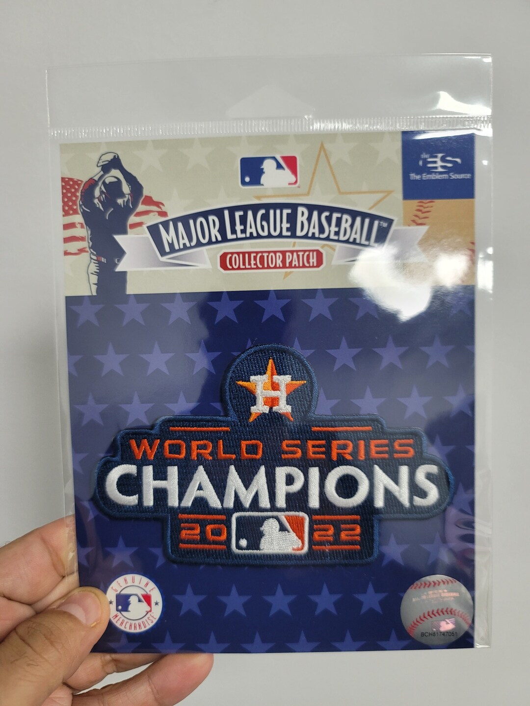 Official 2022 World Series Championship Patch - MLB Baseball World ...