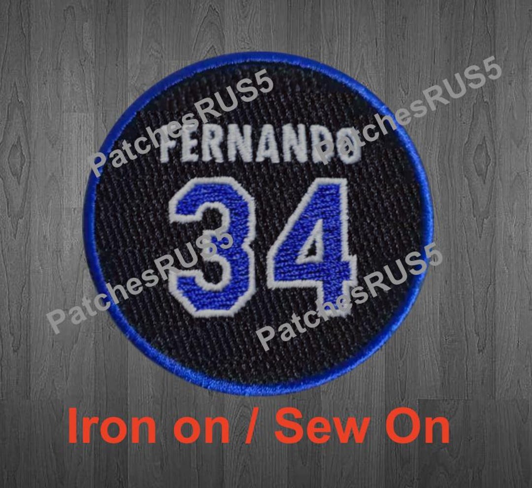 Fernando Valenzuela Patch - #34 Memorial Patch Los Angeles Dodgers - LA ...