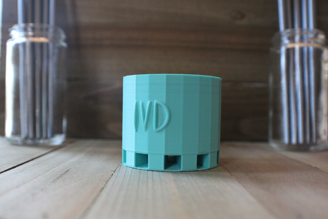 10-hole Pour Paint Funnel Tool: Cyan Acrylic Art, 3D Printed - Etsy