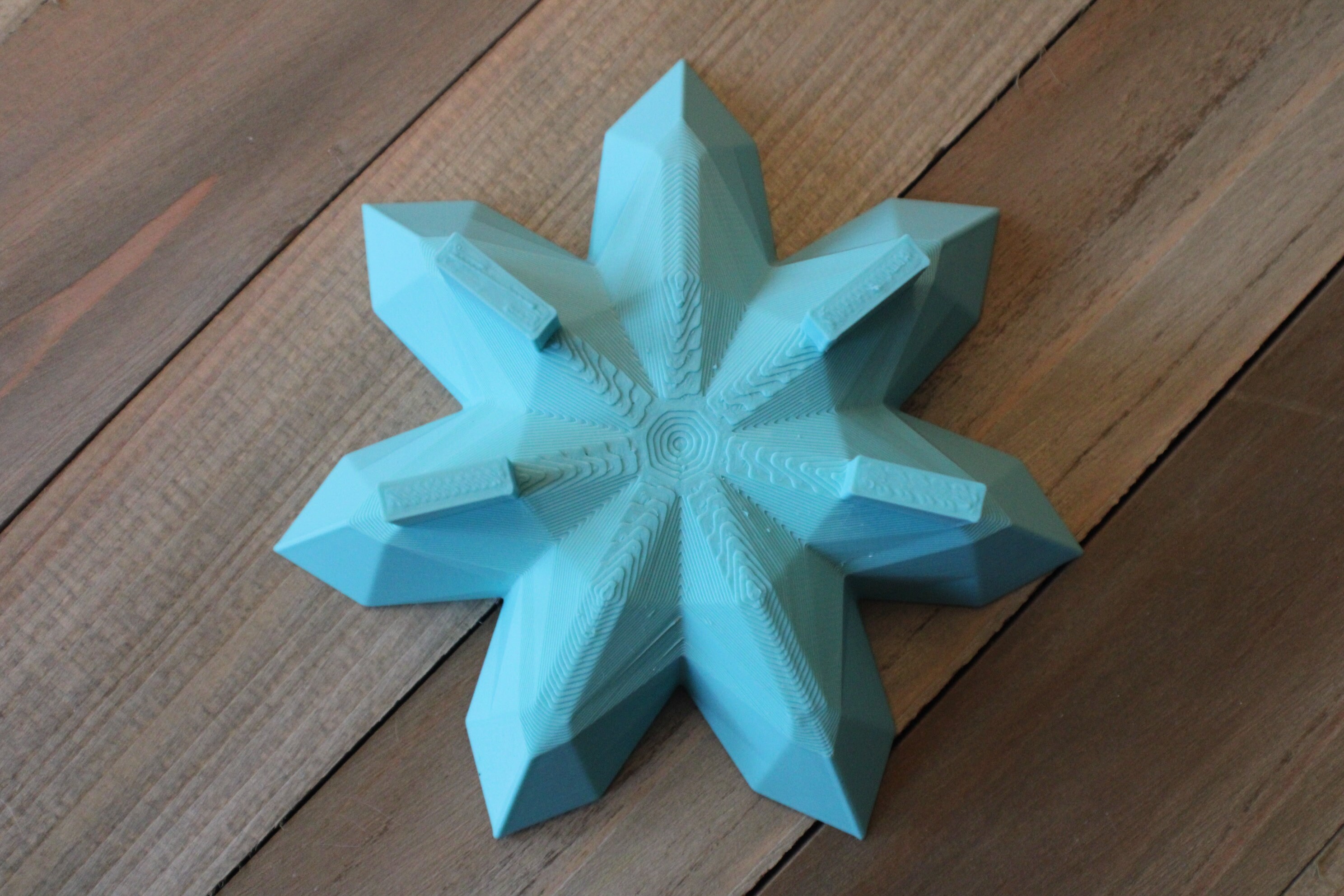 7-point Paint Pour Tool V2.0: 3D Printed Acrylic Art Gadget - Etsy