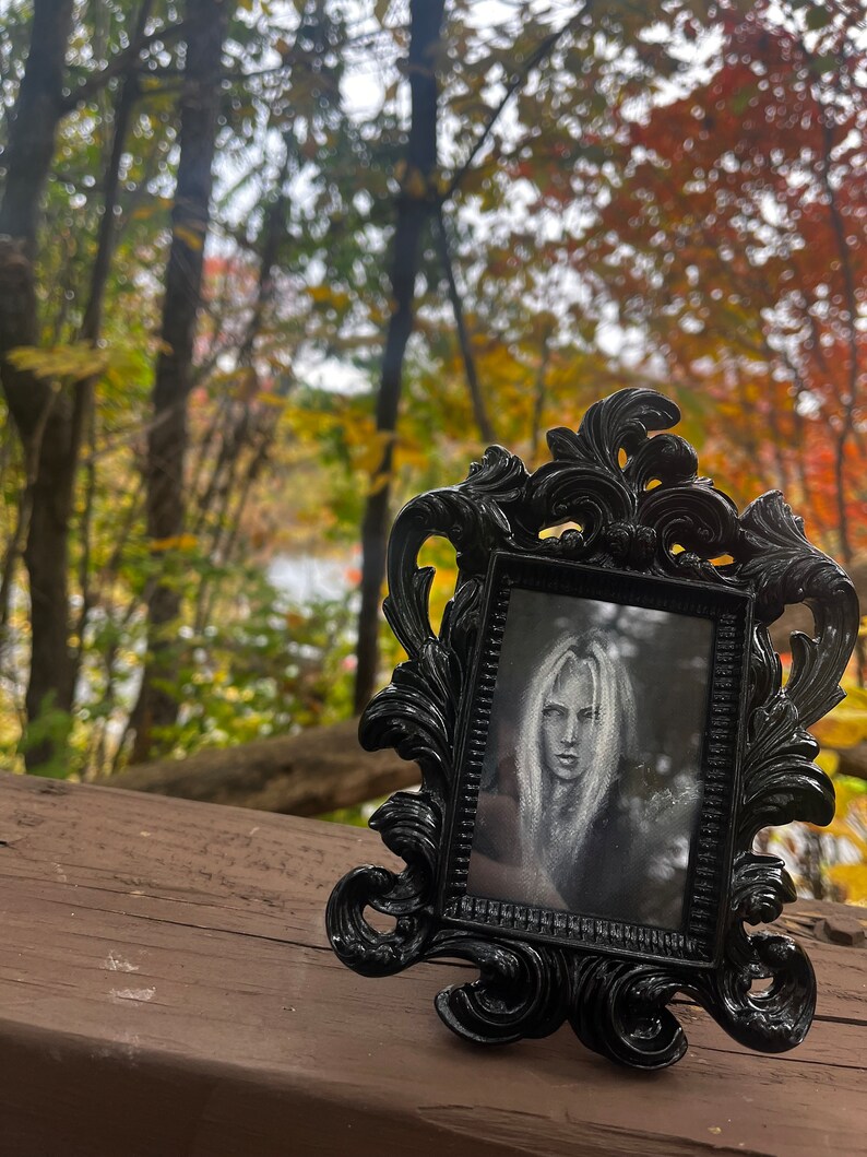 Sephiroth FF7 Fan Art Original Framed 3x4 Oil Painting - Etsy