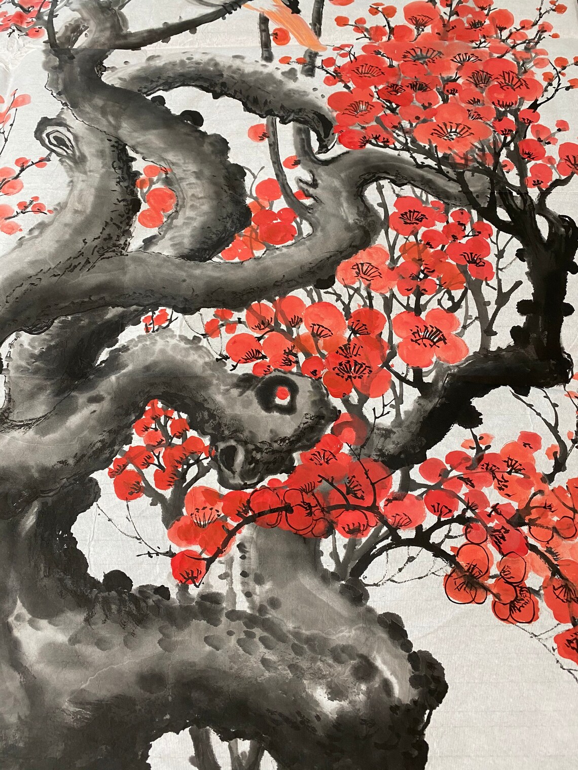 Original Hand-painted Chinese Traditional Ink Painting on Rice Paper ...
