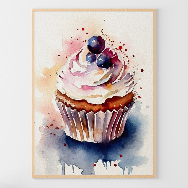 Cupcake Poster - Etsy
