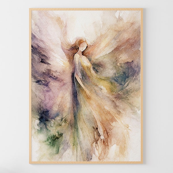 Abstract Angel Art - Etsy