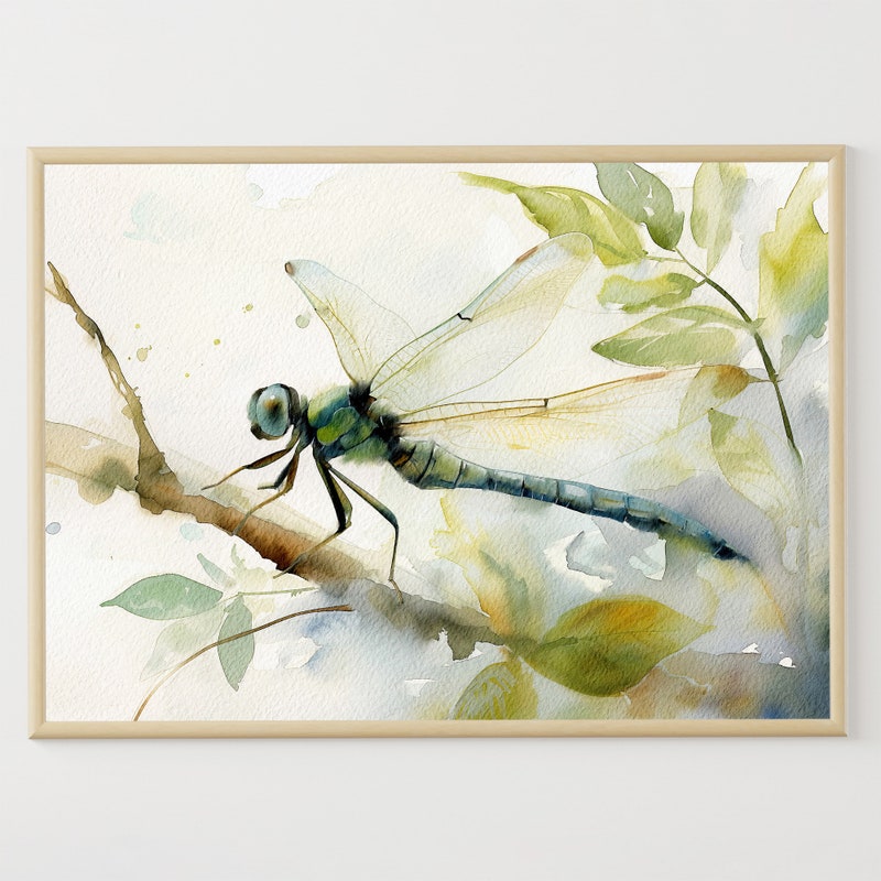 Dragonfly Print - Etsy